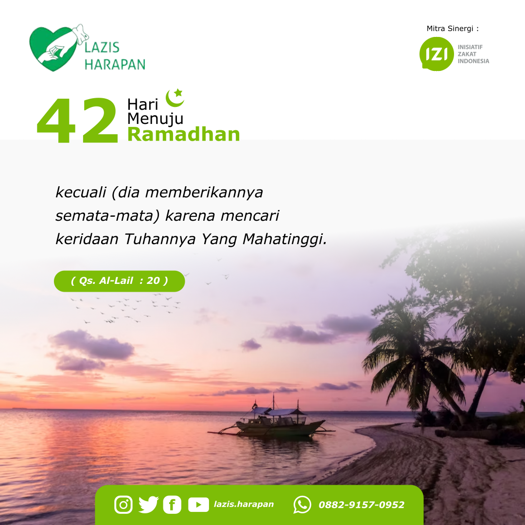 42 Hari Menuju Ramadhan - SIT Harapan Bunda
