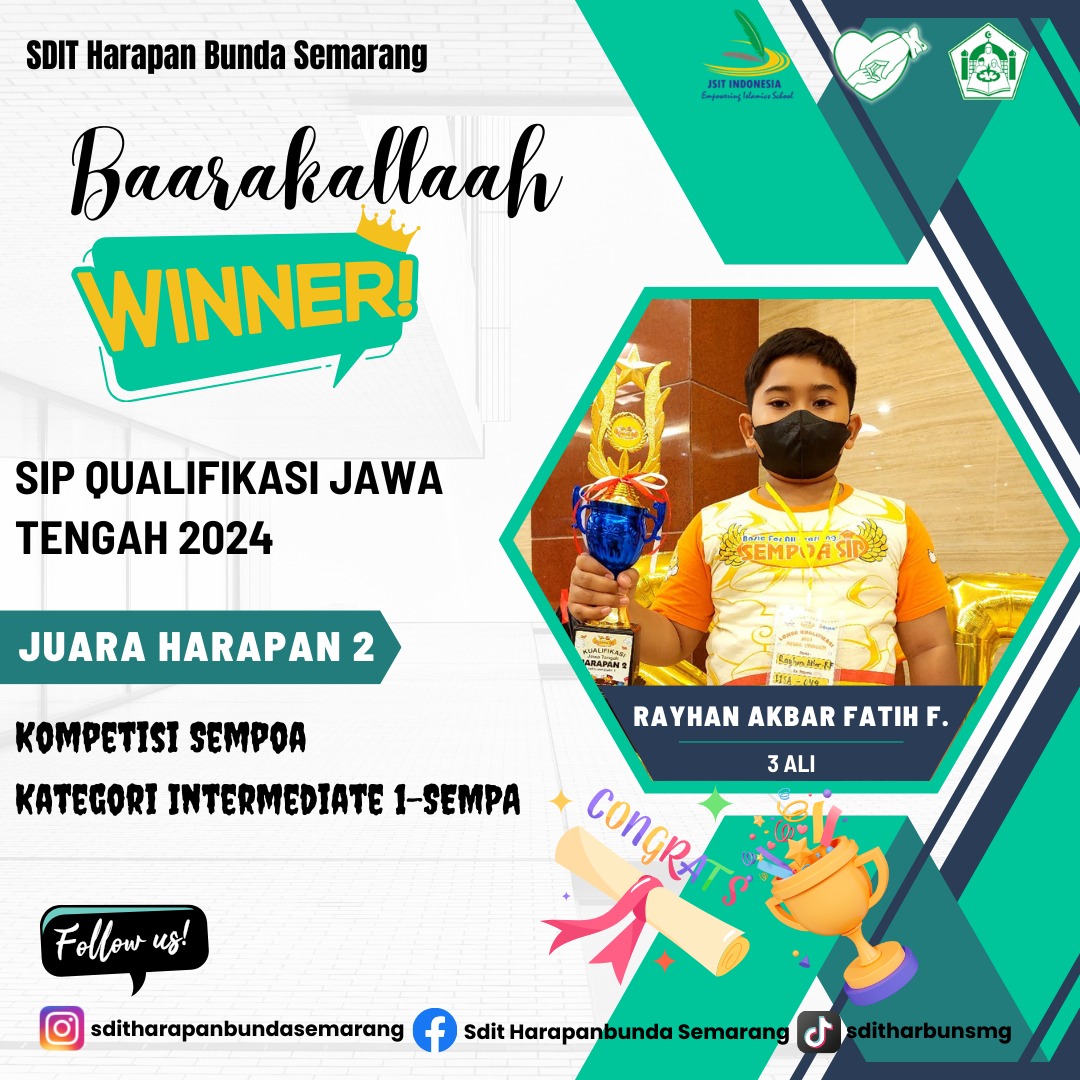 Prestasi Th 2024 - SIT Harapan Bunda