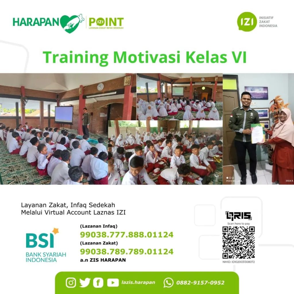 Training Motivasi Siswa - SIT Harapan Bunda