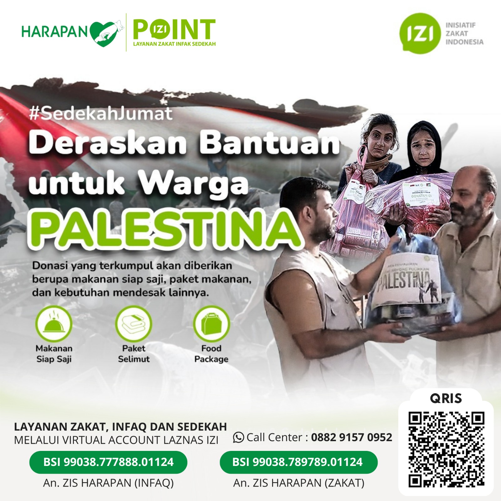 SEDEKAH JUMAT UNTUK WARGA PALESTINA - SIT Harapan Bunda